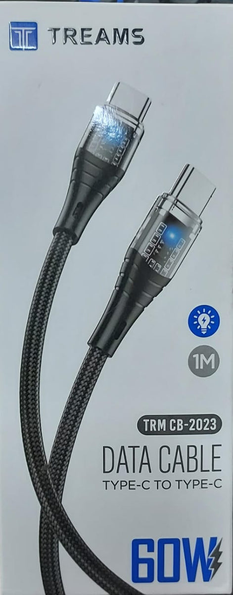Treams 60W 1M C2C TYPE CABLE 2023 – SEARCH N SHOP